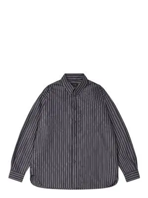 WILLY CHAVARRIA Veterano Striped Shirt - Black