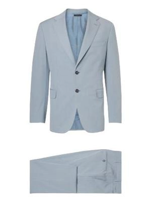 Brioni Trevi Cotton And Silk-blend Suit - Gray
