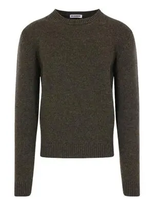JIL SANDER Crewneck Long Sleeve Jumper - Black