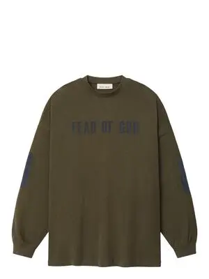 Fear Of God Sport Mesh Long Sleeve Tee - Moss