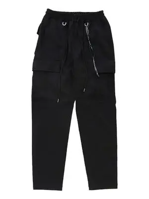 MASTERMIND WORLD Logo-print Slim-cut Cargo Pants - Black