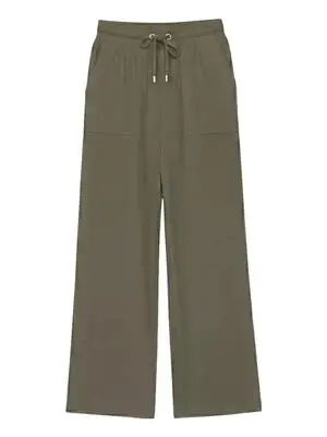 OFLAB Drawstring Wide-leg Track Pants - Green