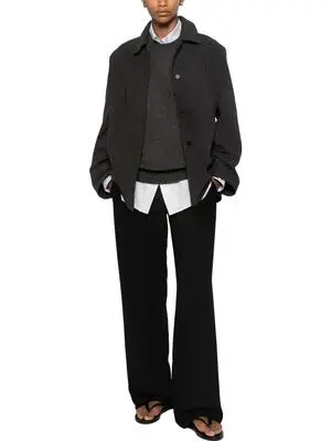 THE ROW The Row Baeza Concealed-Fastening Jacket Black