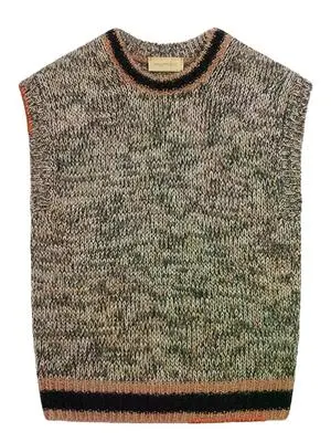 Momoni Mouliné-knit Tank Top - Neutrals