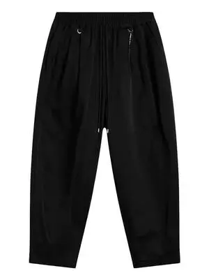 MASTERMIND WORLD Tapered-leg Drawstring Trousers - Black