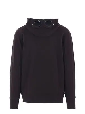 C.P. COMPANY C.P. COMPANY Zip-Up Cotton Hoodie With Goggles Detail