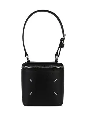 MAISON MARGIELA Micro-cube Leather Coin Purse - Black