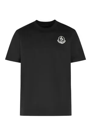 Moncler Cotton T-shirt - Black