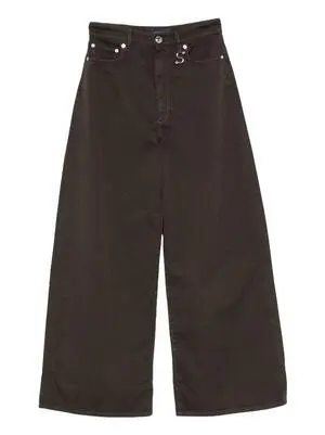 Sportmax Wide-leg Denim Jeans - Brown