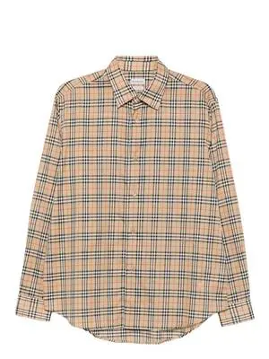 Burberry Neutrals Shirts - Cream