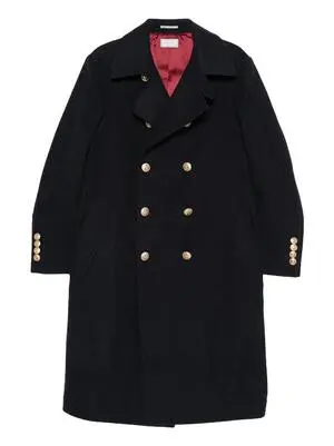 Brunello Cucinelli Double-breasted Coat - Blue