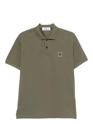 Stone Island Stone Island Green Polo Shirts Men Green