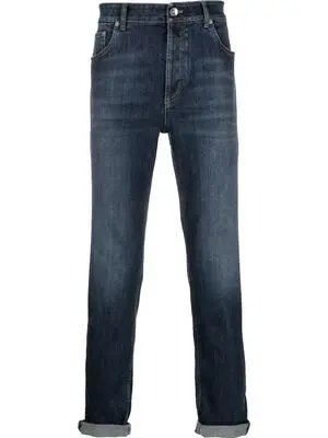 Brunello Cucinelli Denim Cotton Jeans - Multicolor
