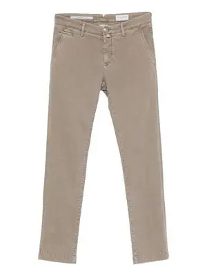 Jacob Cohen Slim Fit Cotton Trousers - Multicolor