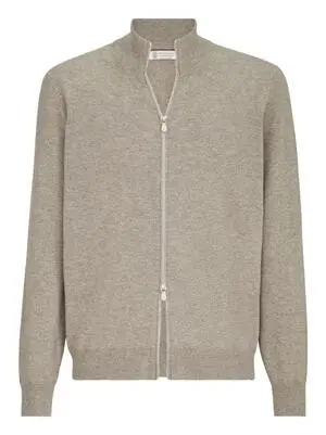 Brunello Cucinelli BRUNELLO CUCINELLI Cashmere Zip Cardigan Multicolor