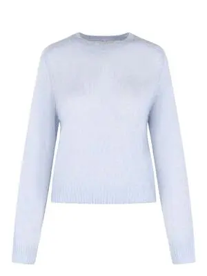 LISA YANG Solene Sweater In Light Cotton And Cashmere - Blue