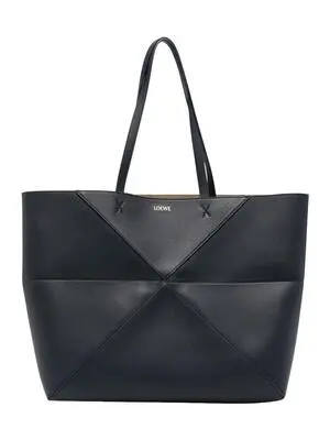 Loewe Puzzle Fold Large Leather Tote - Multicolor