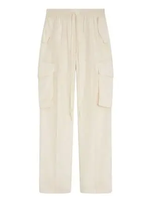 Phoebe Philo Silk Cargo Trousers - Multicolor