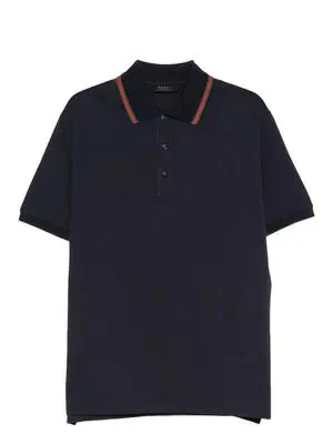 Gucci Gucci Men Cotton Polo Shirt Multicolor