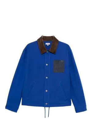 Loewe Workwear Jacket With Contrast Corduroy Collar - Multicolor