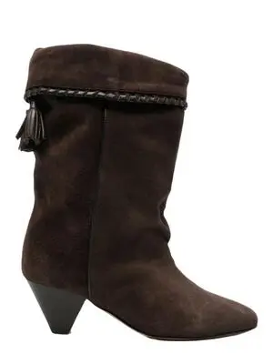 Isabel Marant Étoile Dalby Suede Leather Boots - Multicolor