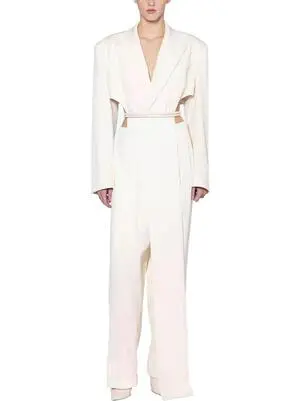 ROKSANDA Shifa Asymmetric Blazer - Neutrals