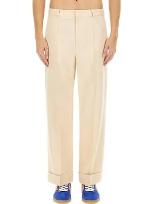Valentino Garavani Wool Trousers - Cream