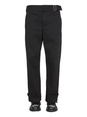 Alexander McQueen Belted Cargo Pants - Black