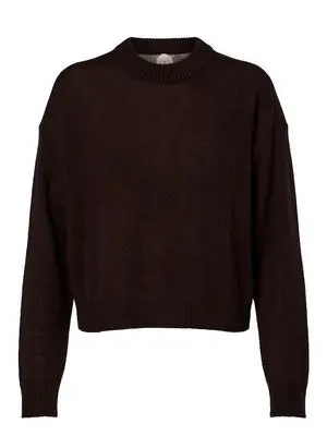 Jardin Des Orangers Virgin Wool And Cashmere Crewneck Sweater - Brown
