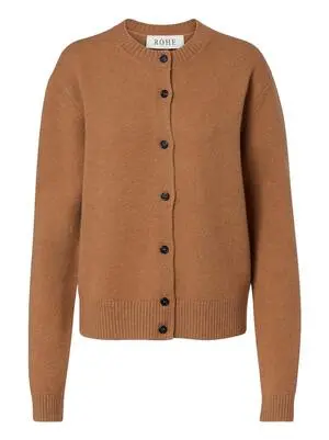 RÓHE Wool And Cashmere Cardigan - Brown