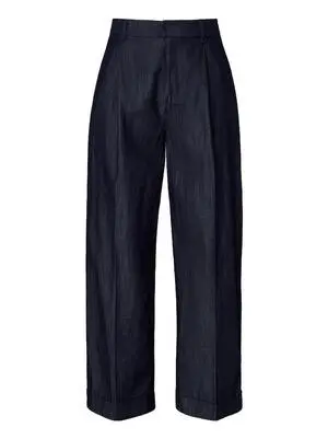 MAX MARA S Max Mara Wide-Leg Jeans In Midnightblue Dark Clean