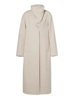 Sportmax Virgin Wool Coat - Beige