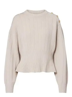 Jardin Des Orangers Virgin Wool And Cashmere Crewneck Sweater - Grey