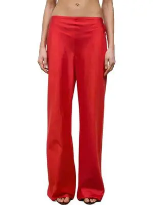 Staud Stroll Trousers - Red