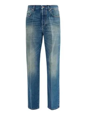 Versace Straight-leg Denim Jeans - Blue