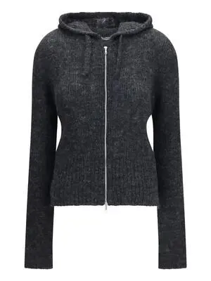 Our Legacy Alpaca-blend Zip-up Hoodie - Gray