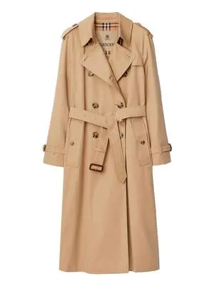 Burberry Long Waterloo Heritage Trench Coat - Multicolor