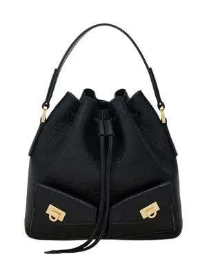 FERRAGAMO Leather Bucket Bag - Multicolor