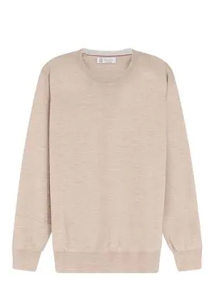 Brunello Cucinelli Cashmere And Silk Crew Neck Sweater - Multicolor