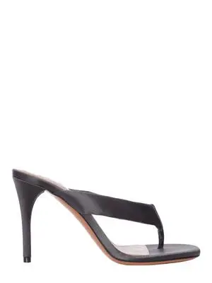 Alaïa Spongy Denim Platform Sandals - Multicolor