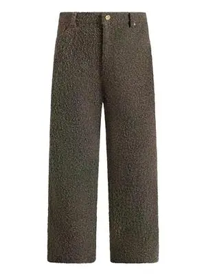 Manière De Voir Maniere De Voir Arnault Relaxed Fit Bouclé Jeans Brown