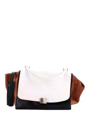 Celine Tricolor Trapeze Satchel - Multicolour