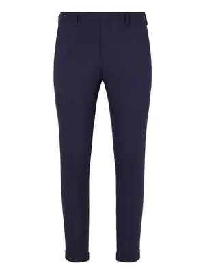 Paul Smith Tapered Wool Hopsack Suit Trousers - Navy