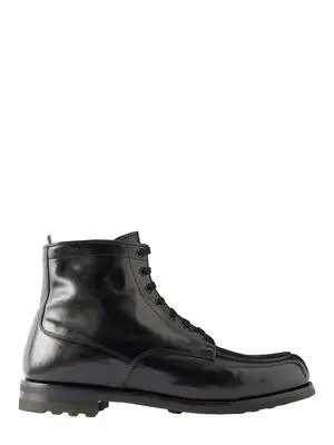 Officine Creative Balata Flexi 002 Leather Lace-up Boots - Black