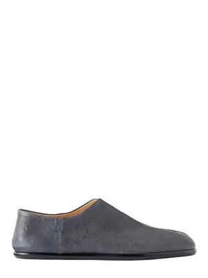 MAISON MARGIELA Tabi Split-toe Suede Slip-ons - Blue