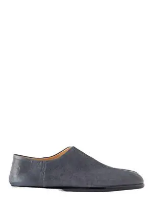 MAISON MARGIELA Tabi Split-toe Suede Slip-ons - Gray