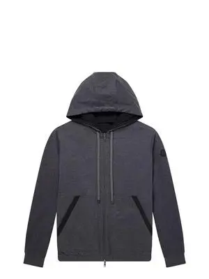 Moncler Cotton Zip-up Hoodie - Gray