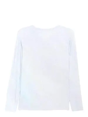 PIP STUDIO Long Sleeve Scoop Neck T-shirt - Blue