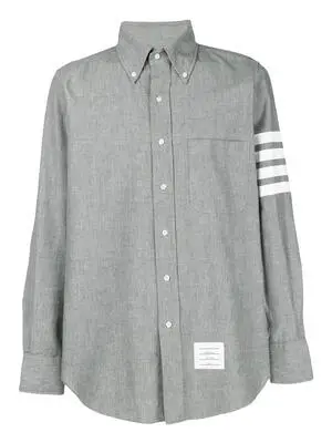 Thom Browne Grey Shirts - Gray