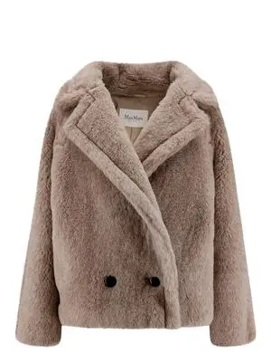 Max Mara Alpaca & Cashmere Fur Jacket - Multicolor